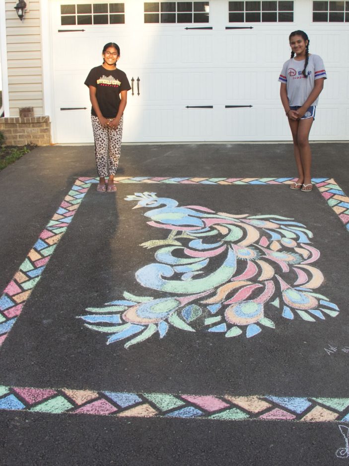 Chalk it up: Neighborhood driveways become canvases for artwork - The ...